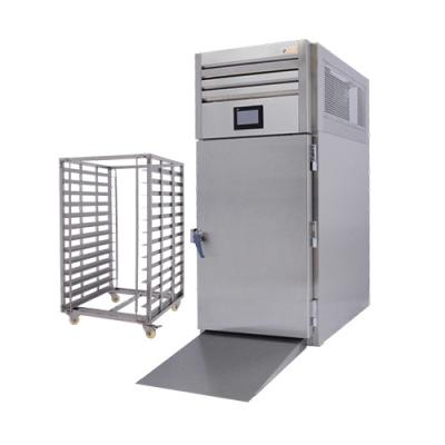 China Single Trolley Blast Freezer Commercial 26 Trays 32 Trays Blast Chiller Freezer for sale