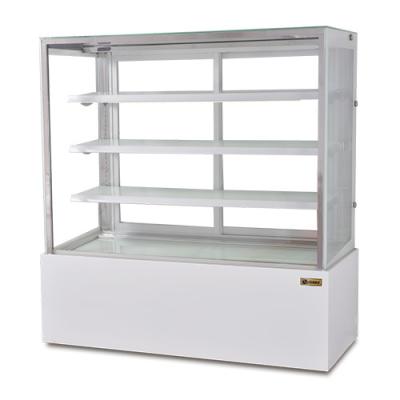 China Anti Fog Cake Display Cabinet 220V 50HZ Refrigerated Bakery Display Case for sale