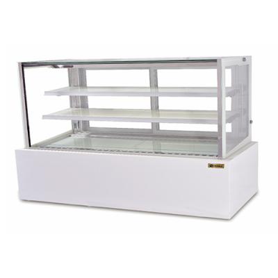 China Anti Fog Cake Display Cabinet 220V 50HZ Refrigerated Bakery Display Case for sale