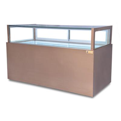 China Drawer Door Glass Cake Display Cabinet Boutique Refrigerated Cake Display Case for sale