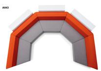 Cina customizedShared Workspace Mobili per uffici e aree pubbliche. in vendita