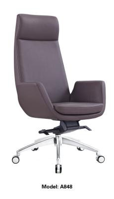 Cina ODM Tilt Leather Executive Sedia girevole ergonomica in vendita