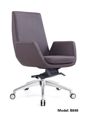 Cina ODM Tilt Leather Executive Sedia girevole ergonomica in vendita