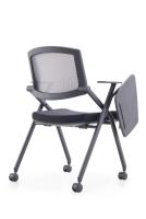 China Training room Stackable Meeting Chairs with Writing Tablet for sale