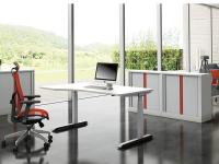 China Motor Driven Adjustable Office Table Workstation OEM for sale