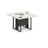 China Ergonomic Extendable Linear Workstation Table Wooden OEM for sale