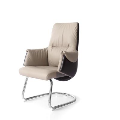 Cina Sedia da ufficio in pelle da ufficio in alluminio contemporaneo Ergonomica OEM in vendita