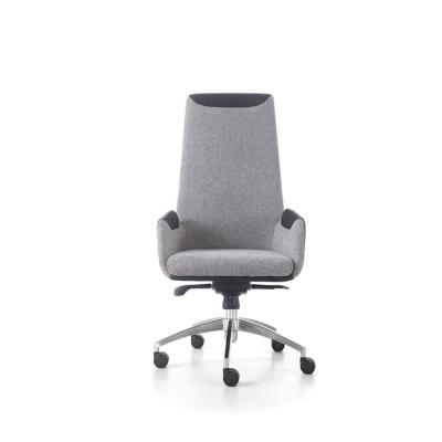 Cina Sedile ergonomico da lavoro in cuoio originale a schiena alta Sedile a schiena in pelle in vendita