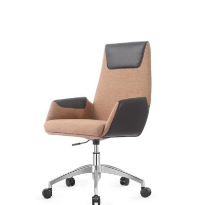 Cina Sedile ergonomico da lavoro in cuoio originale a schiena alta Sedile a schiena in pelle in vendita