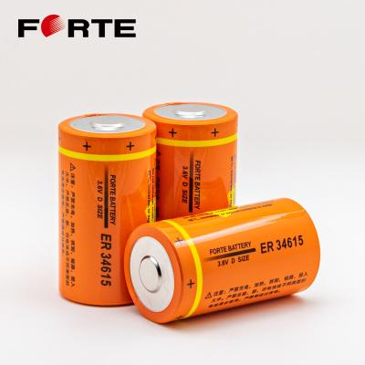 Cina batteria di dimensione LiSOCl2 della batteria al litio 3.6V D di 19000mAh ER34615 in vendita
