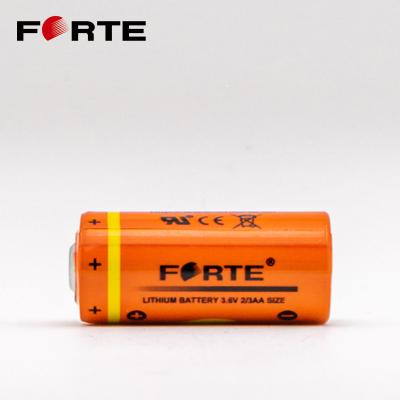 China Batterie 2/3AA ER14335 Lithium-Batterie-1650mAh LiSOCL2 zu verkaufen