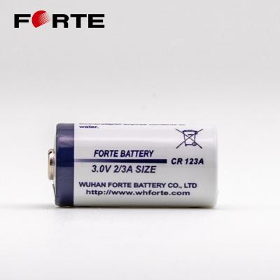 China 2/3A Lithium-Batterie der Größen-LiMnO2 der Batterie-1400mAh CR123A 3V zu verkaufen
