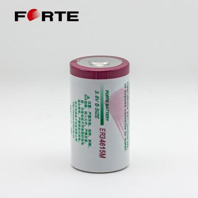 China Größe 34.2*61.5mm ER34615M 14500mAh der Stärken-3,6 V Lithium-Batterie-14500mAh D zu verkaufen