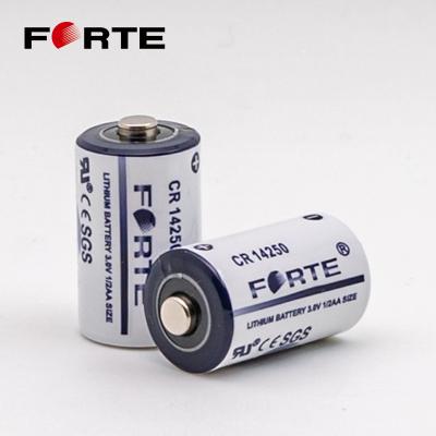 Cina Dimensione della batteria al litio 1/2AA di RoHS ONU 900mAh CR14250SE 3V in vendita