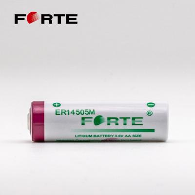 China Li-SOCL2 Battery ER18505M Lithium Primary Battery 3.6V 3500mAh A Size High Energy  for Water Meter, GPS Te koop
