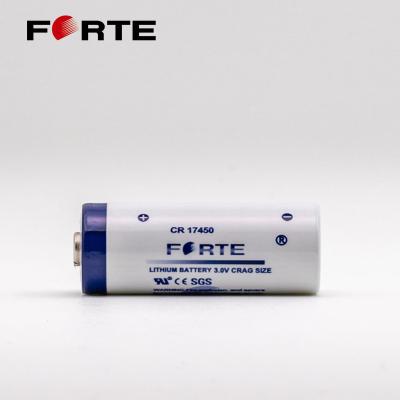 Cina Batteria 3.0V 2400mAh del litio Mno2 di CR17450SE per potere di sostegno di memoria di CMOS in vendita