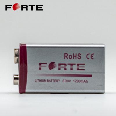 Cina Batteria prismatica 9V 800mAh del diossido del manganese del litio di CR9V in vendita