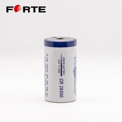 Cina dimensione della batteria 5400mAh CR26500 C del diossido del manganese del litio 62g in vendita