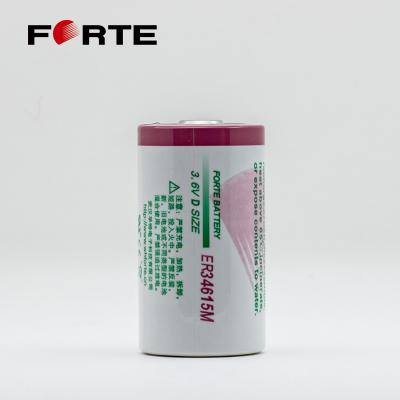 China Baterias de lítio cilíndricas 14500mAh do forte ER34615M D Size 34.2*61.5mm à venda