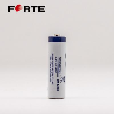 China AA 1800mAh 3.0V Lithium Battery CR14505SE 10mA 14.5*50.5mm for sale