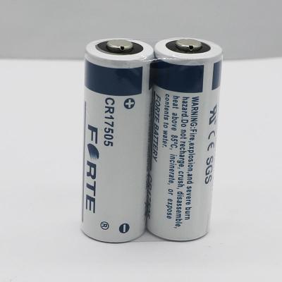 China CR17505 Cylindrical 2300mAh 3.0V Lithium Battery for sale