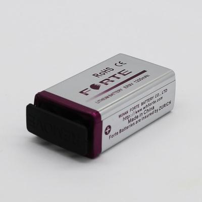 Cina Batteria del litio MnO2 di uso CR9V 9V 800mAh del contatore del gas in vendita