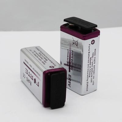 Cina Batteria del litio MnO2 di uso CR9V 9V 800mAh del contatore del gas in vendita
