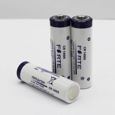 Cina Batteria del litio MnO2 di dimensione 3V 1800mAh di CR14505SE aa in vendita