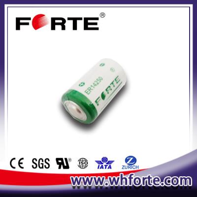 China De Primaire Batterij 3.6V 1200mAh 1/2AA van het LiSOCL2er14250 Lithium voor Watermeter Te koop