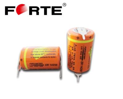 China Cilindrische LS14250 het Lithiumbatterij van 3.6V 1200mAh 1/2AA Te koop