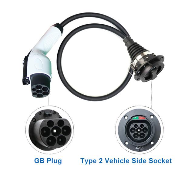 Quality 90% EV Type1 Type2 GB/T Adapter 32A 1Phase 3 Phase Schuko for Electric Car for sale