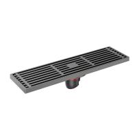 China Electroplating Concealed Shower Drain , Brass Deodorant Tile Insert Floor Drain for sale
