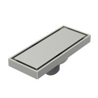 China Electroplating Concealed Shower Drain , Brass Deodorant Tile Insert Floor Drain for sale