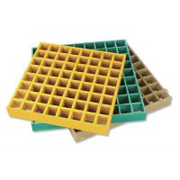 China Composite FRP Grating Panels Impact Resistant Smooth Surface Walkway Mesh for sale