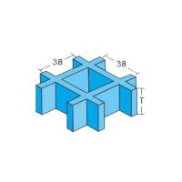 China Rugged FRP Grating Panels Lightweight Customizable Moulded Sheet for sale