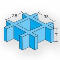 China Rugged FRP Grating Panels Lightweight Customizable Moulded Sheet for sale