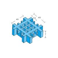 China Rugged FRP Grating Panels Lightweight Customizable Moulded Sheet for sale