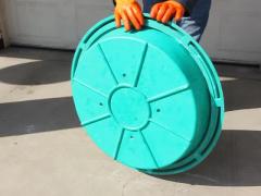 La copertura composita della fogna del giardino, sopravvive la copertura di botola resistente del cerchio di FRP