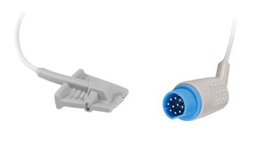 China 10 Pin Round Finger Spo2 Sensor , Multiscene Spo2 Probe Sensor for sale