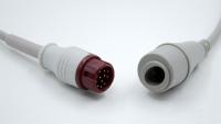 China Compatible Mindray IBP adapter cable Edward transducer 0010-21-12179 for sale