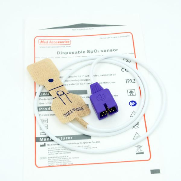 Sonde pour adultes avec capteur Spo2 jetable Nellcor Compatible avec N-550/N-560/N-595/N-600/N-600x/N-65