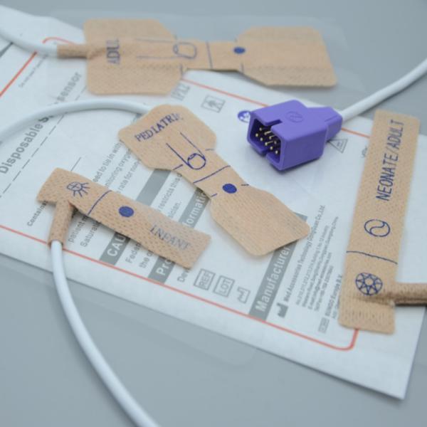 Sonde pour adultes avec capteur Spo2 jetable Nellcor Compatible avec N-550/N-560/N-595/N-600/N-600x/N-65