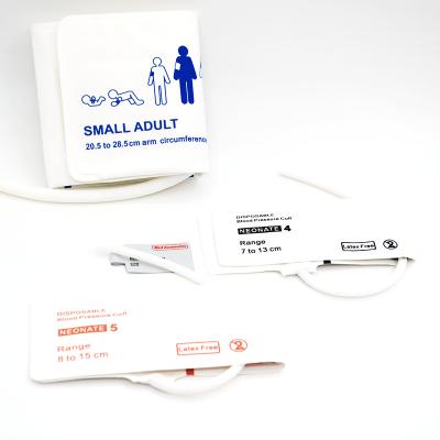 China Med Accessoires ISO13485 NIBP manchet herbruikbaar wegwerpmateriaal TPU voor zuigelingen Volwassen Te koop