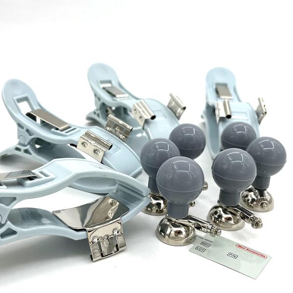 Reutilizable Nickel Extremidad abrazadera y aspiradoras electrodos para ECG accesorios de la máquina en tamaño adulto
