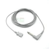 China Compatible YSI 400 Rectangular Dual Pin Connector Temperature Adapter Cable for Disposable Temperature Probe for sale