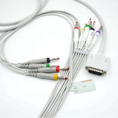 China Compatible Nihon Kohden 10 Leads EKG Cable For Patient Monitor Accessory for sale