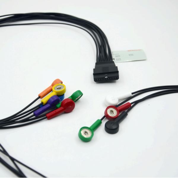 Compatible Schiller 10 Lead ECG Patient Cable Schiller for Schiller MS-12 Blue ECG Cable