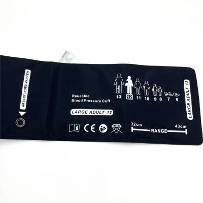 China Reutilizables 32-43cm Compatibles Welch Allyn Flexiport Reutilizables puños de NIBP 12 Adultos grandes en venta