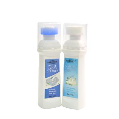 China Waterless White Sneaker Care Kit Boot Buddy Leather Shoe Whitener Cleaner for sale