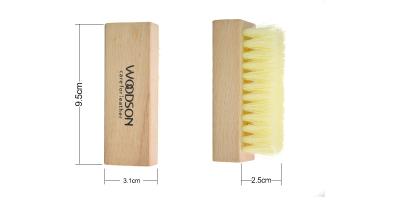 Cina ODM di legno della maniglia dei capelli dell'istruttore dello strumento di plastica di Sneaker Cleaning Brush in vendita